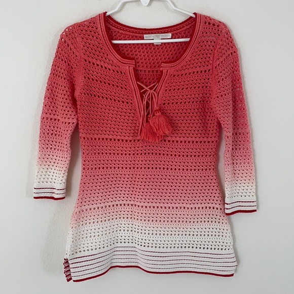 Boston Proper | Sweaters | Boston Proper Dip Dye Knit Sweater | Poshmark